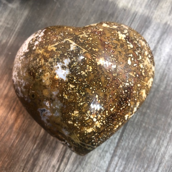 Accents | Rare Ocean Jasper W Natural Geode Specks Agate | Poshmark